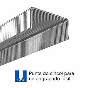 Swingline Staples, Heavy Duty, 3/8" Length, 60 Sheet Capacity, 100/Strip, 1000/Box, 1 Pack (35318), Silver (SWI35318)