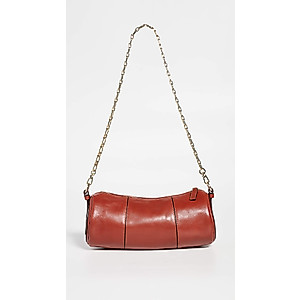 MANU Atelier Women's Cylinder Shoulder Bag, Redbole, One Size