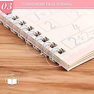 Sank Magic Reusable Practice Copybook for Kids - The Print Handwiriting Workbook-Writing Practice Book for Children (Four Books with Pen）
