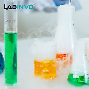 LABINVO Low Form Graduated Glass Beaker, 10pcs of Vol.150ml, 3.3 Borosilicate Glass Beaker Set, IN-BKL150