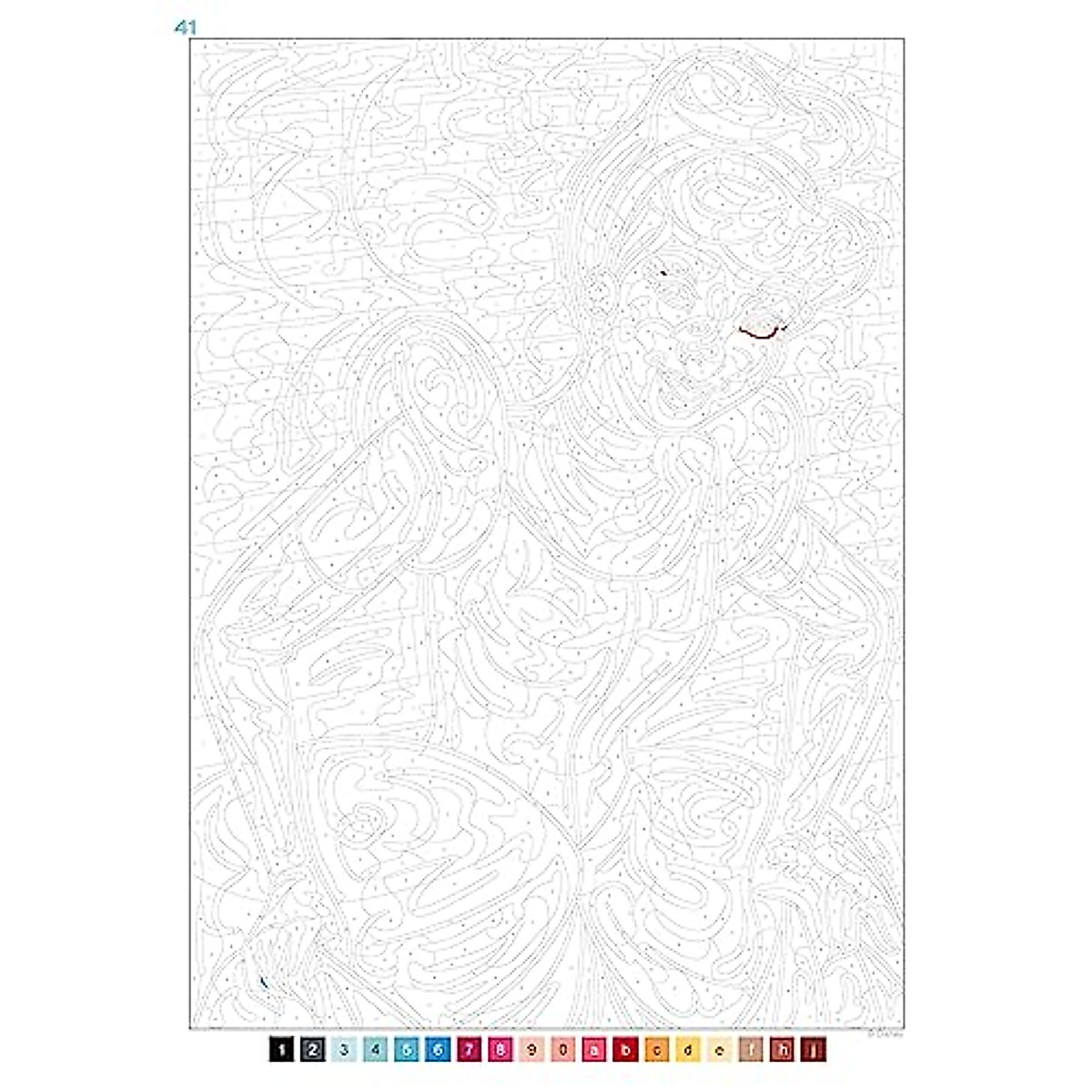 Coloriages mystères Disney - Princesses: Coloriez les chiffres et découvrez l'image