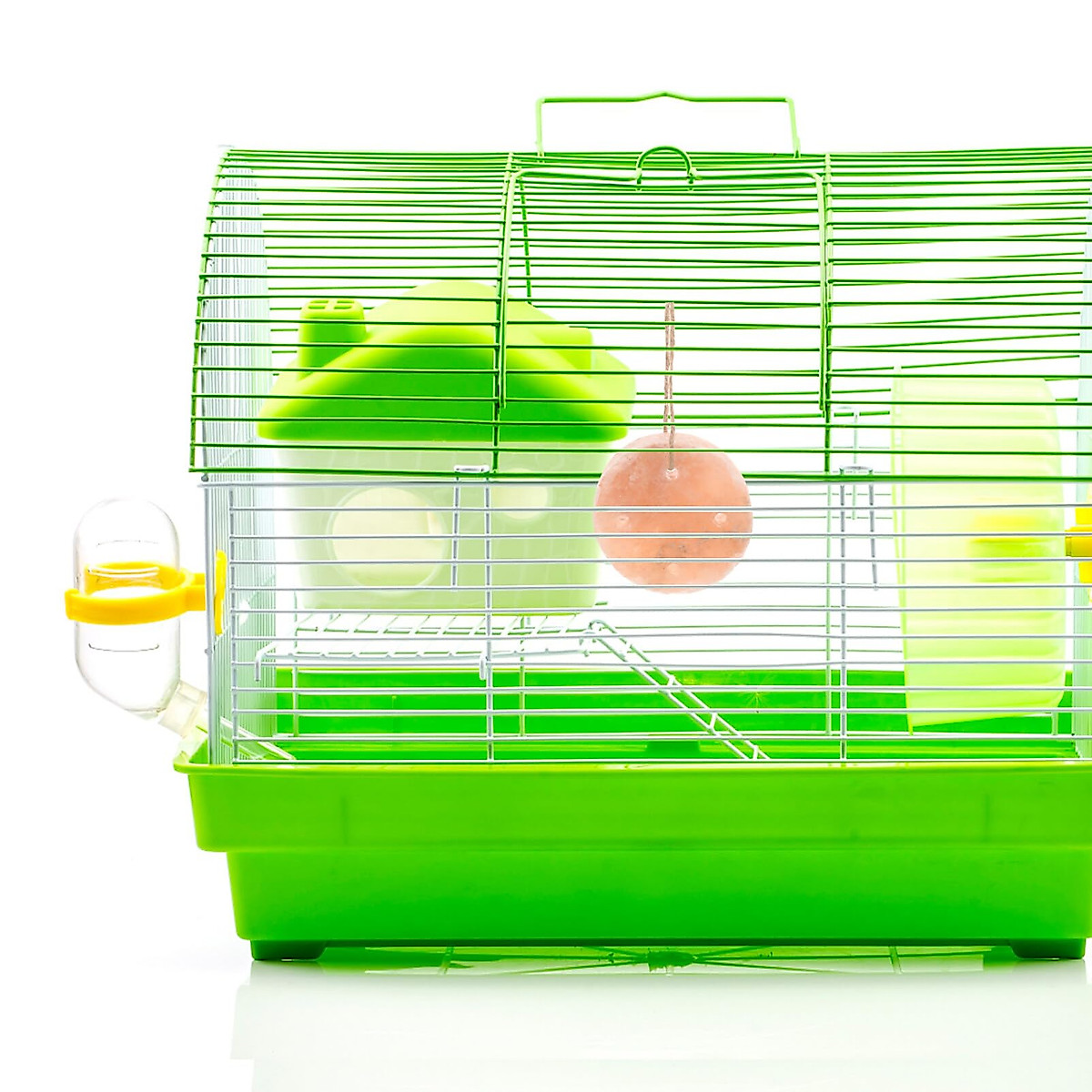 POPETPOP Salt Licks Small Animals Salt Blocks Rabbit Mineral Salt Licks with Rope Hamster Teeth Grinding Stones Natural Bunny Chew Treat Toys for Rats Guinea Pig Ferrets