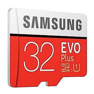 SAMSUNG 32GB EVO Plus MicroSDHC w/Adapter (2017 Model)