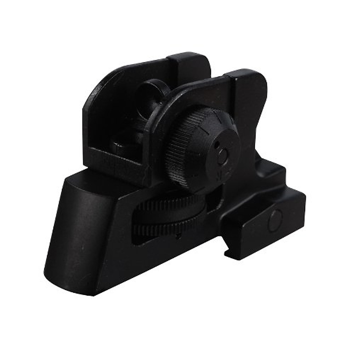Green Blob Outdoors Match Grade Detachable Rear Sight with Full Range Windage and Elevation Adjustment, Matte Black