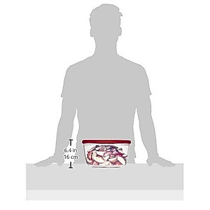 Rubbermaid Easy Find Lids Food Storage Containers, Racer Red, 42 Piece Set