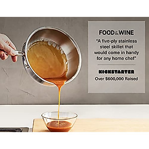 Misen Stainless Steel Pots and Pans Set - Stainless Steel Cookware Set - 12 Piece Complete Kitchen Cookware Sets