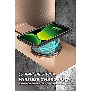 SUPCASE Unicorn Beetle Pro Series Case Designed for iPhone 11 6.1 Inch (2019 Release), Built-In Screen Protector Full-Body Rugged Holster Case (Black)