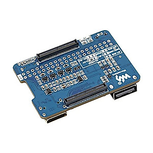 Nano Base Board (C) for Raspberry Pi Compute Module 4 Lite/eMMC, Onboard 8MP Camera Module with 160°FOV, Multiple Interfaces, Same Size as The Raspberry Pi CM4