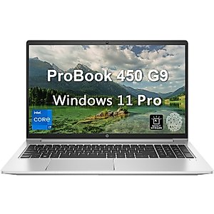 HP 2023 ProBook 450 G9 15.6" FHD Business Laptop, 12th Gen Intel 12-Core i7-1260P, 64GB DDR4 RAM, 4TB PCIe SSD, WiFi 6, BT 5.2, Backlit Keyboard, Fingerprint Reader, Windows 11 Pro, BROAG Cable