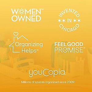 YouCopia RollOut Caddy Under Sink Organizer, 8" Wide, White