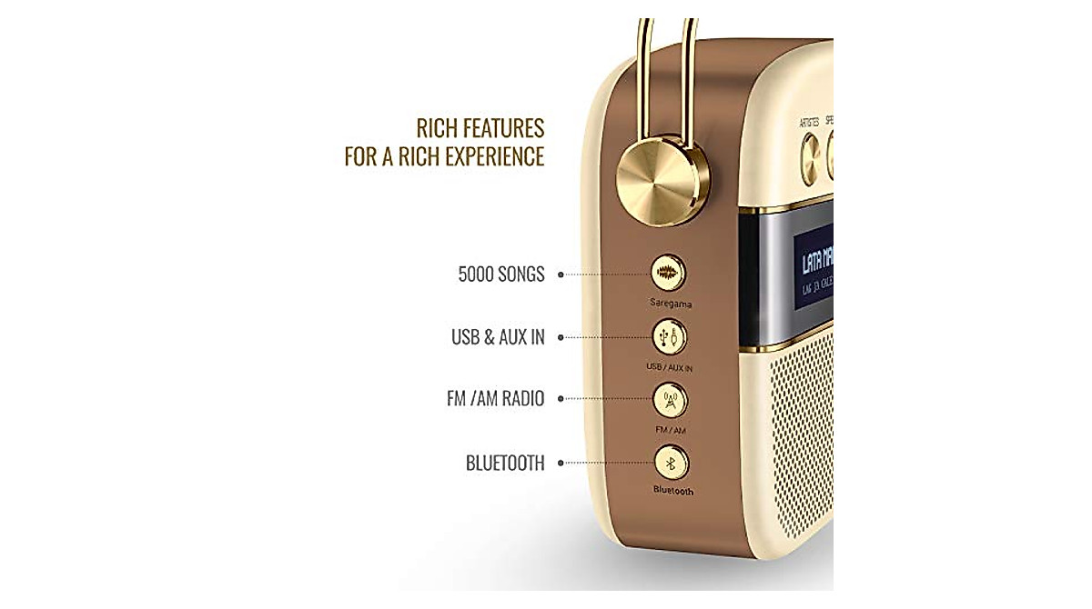 Saregama Carvaan 2.0 Portable Music Player with Harman Kardon Sound