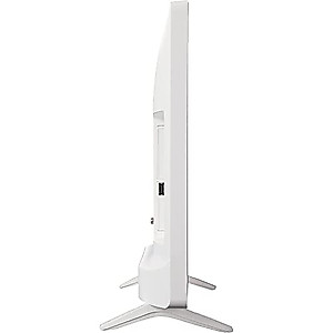 LG 24LM520S-WU 24 inch Class HD Smart TV and PC Monitor 23.6" Diagonal White Bundle with 2 YR CPS Enhanced Protection Pack