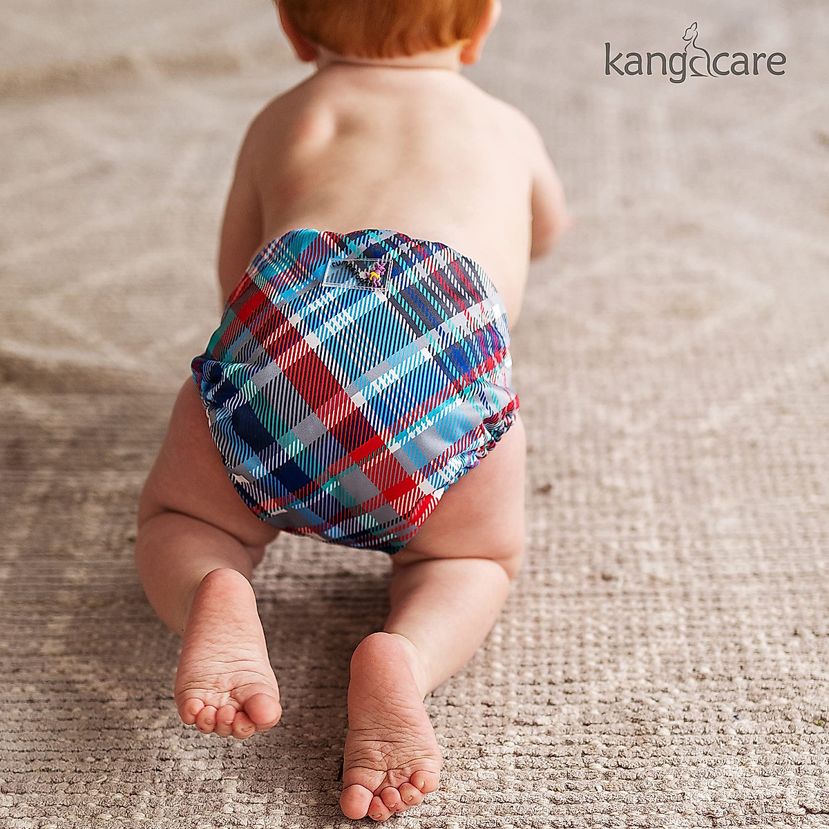 Kanga Care Rumparooz G2 OBV Cloth Diaper Reusable One Size Pocket Diaper with Patented Inner Double Gusset 2 pcs Bamboo Rayon Insert Soaker | Billy (6-40+ lbs)