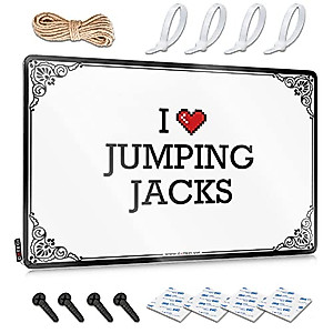 Beer Limit Sign I Love Jumping Jacks Tin Sign Things for Boys Room Restroom Decor (Color : Colour, Size : 20X30CM)