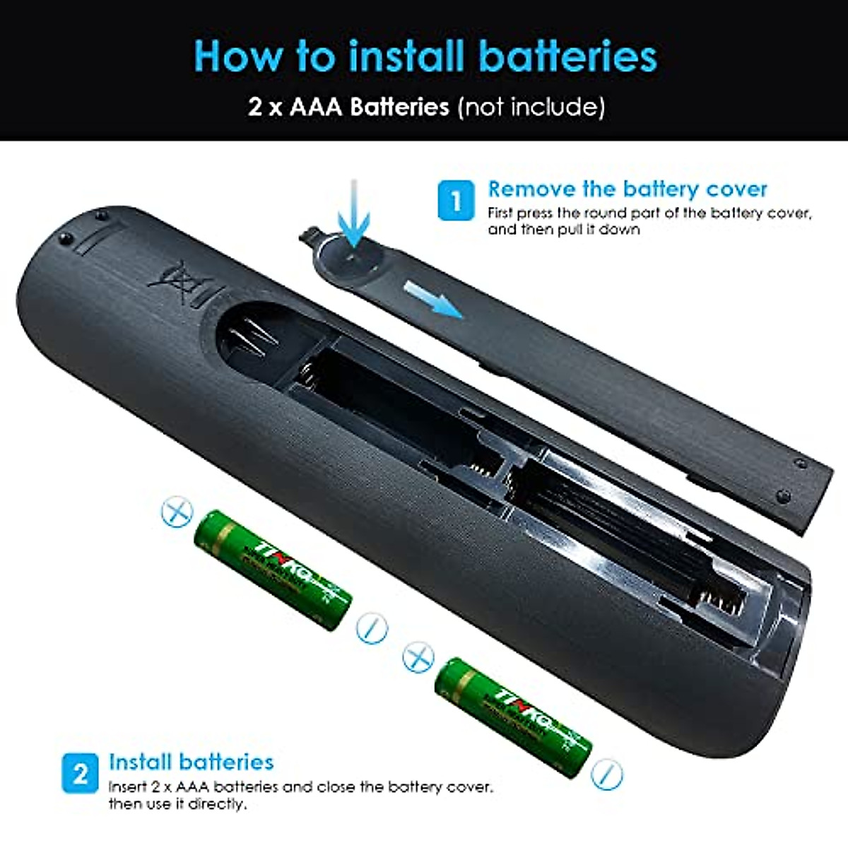 (BN59-01315J) Universal Remote Control with Backlit for Samsung TV Remote Control Replacement All Samsung LCD LED HDTV 3D Smart TVs Models