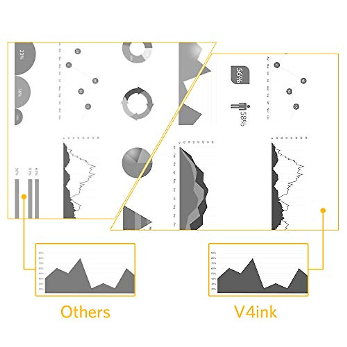 v4ink Compatible Toner Cartridge Replacement for Brother TN-750 TN750 TN-720 High Yield Toner Black for Brother hl-5470dw hl-6180dw HL-5450dn dcp-8110dn mfc-8710dw mfc-8950dw Printer, 1 Pack