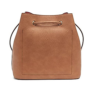 Calvin Klein Gabrianna Novelty Bucket Shoulder Bag, Caramel