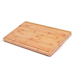 Daisy's Findings Wooden Cutting Boards For Kitchen - Bamboo Cutting Board with Grooves - Chopping Boards for Meat, Vegetables, Fruits - Ideal for Charcuteries or Cheese Boards - Large, Thick Board