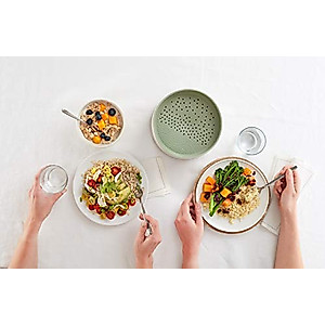 Lekue Microwave Rice, Grain & Quinoa Cooker, one size, Green