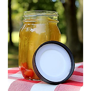 Cornucopia Silicone Seal Rings for Plastic Mason Jar Lids (Regular Mouth, 48-Pack)