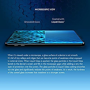 LIQUID GLASS Screen Protector with $250 Protection Coverage | Wipe On Scratch and Shatter Resistant Nano Technology for All Phones Tablets and Smart Watches - Universal Fit (New and Advanced)