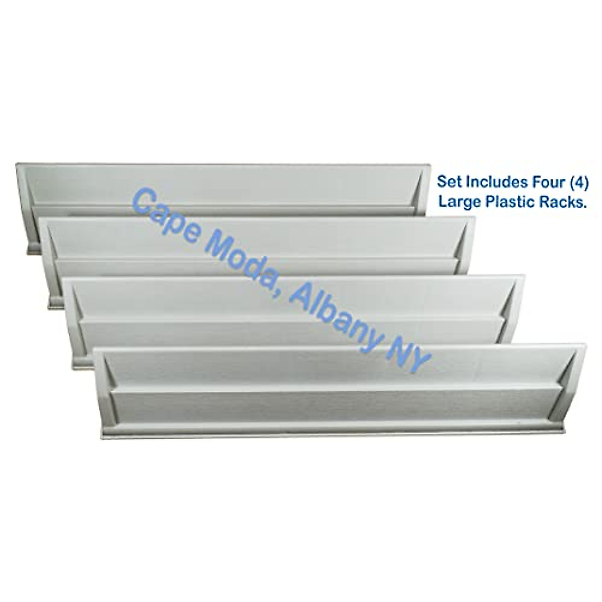 Cape Moda Large Turkish Plastic Rummy Okey Set Bundle, Classic Turkish Design Made in Istanbul, and Inspected by Cape Moda in Albany NY (Plastic Rummy Set, Large)