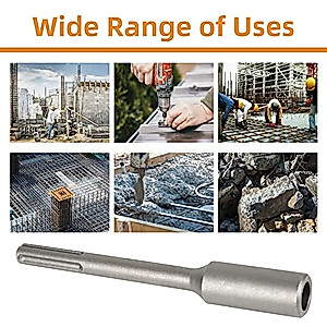 AQQHSAIN SDS MAX Ground Rod Driver 3/4 Inch Ground Rod Driver Bit for use with Rotary Hammer Drill Sabre Tools 3/4 Inch