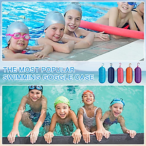 jetmast Swim Goggle Case For Swimming Goggles, Protective Cases for Goggles with Clip, Sunglasses, Goggles, Sports, Zipper Eyeglasses Case, For Men, Women, And Kids, Purple