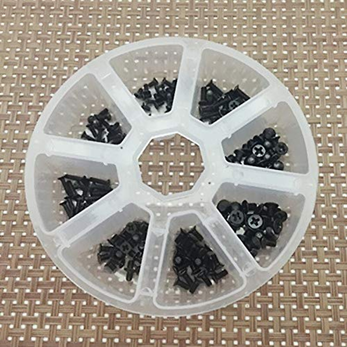 1 Box Mini Electronic Digital Small Screw Cross Sunk Head Screw Black Suit for Maintenance of Notebook for Computer Screws SCRW-230545