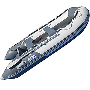 BRIS 10.8 ft Inflatable Boat Inflatable Rafting Fishing Dinghy Tender Pontoon Boat