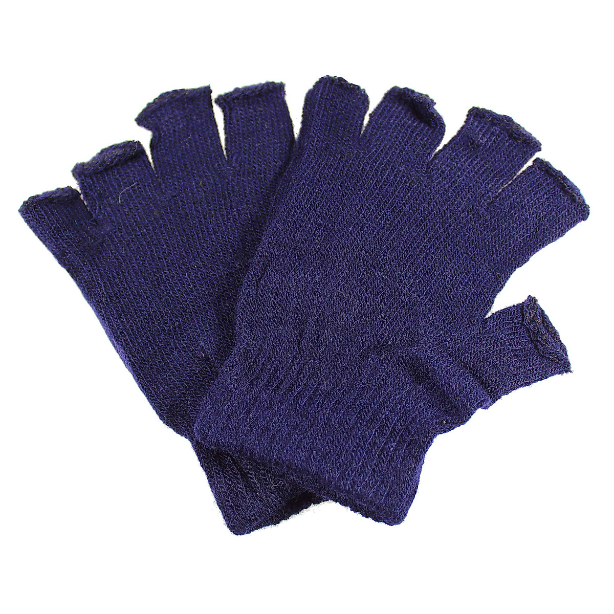 Gelante Classic Adult Winter Fingerless Knitted Magic Gloves Wholesale Lot 12 Pairs - 9907-Assorted