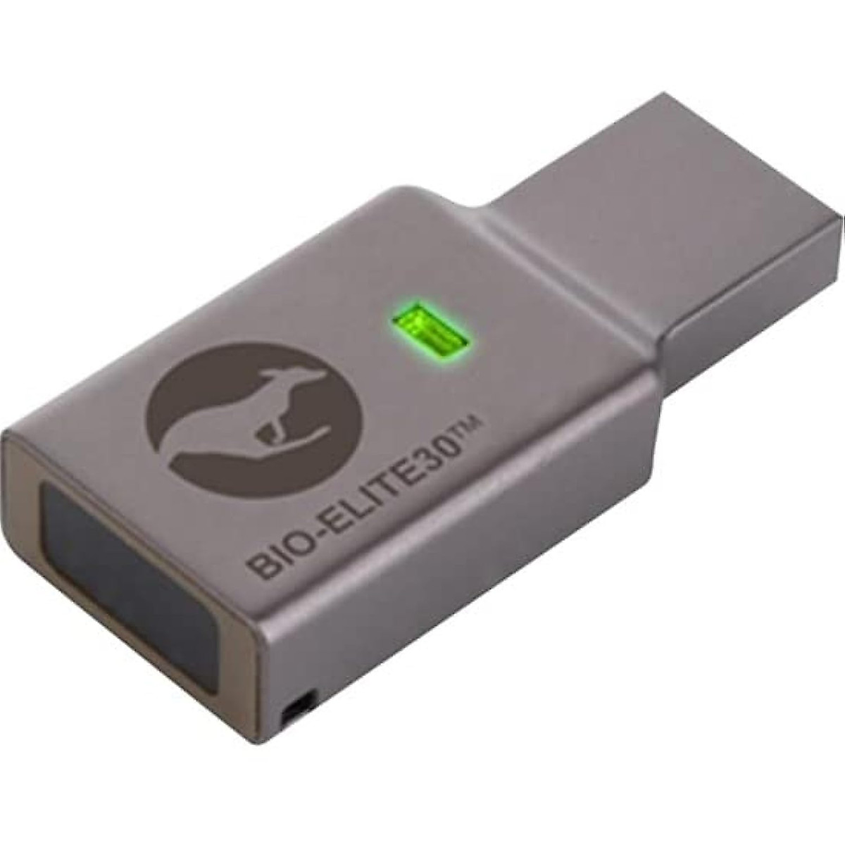 Kanguru Defender Bio-Elite30 – 128 GB Hardware Encrypted USB Flash Drive – Fingerprint - SuperSpeed USB 3.0