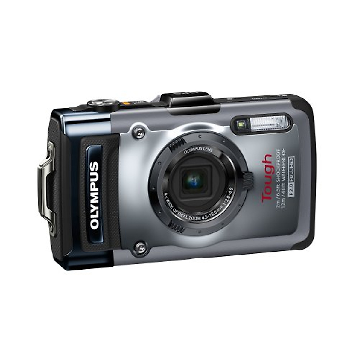 Olympus TG-1iHS 12 MP Waterproof Digital Camera with 4x Optical Zoom,Silver