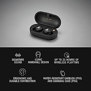 Marshall Mode II Black True Wireless in-Ear Bluetooth Headphones