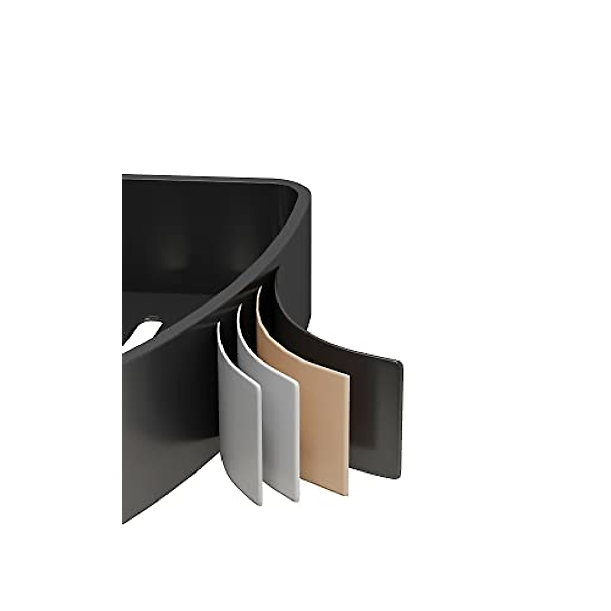 QWWSS Shower Caddy, Non-Marking self-Adhesive Shower with Removable 4 hooksframebathroom Must Haves，SUS304 Black Shower Organizer,Kitchen Spice rack-2-pack