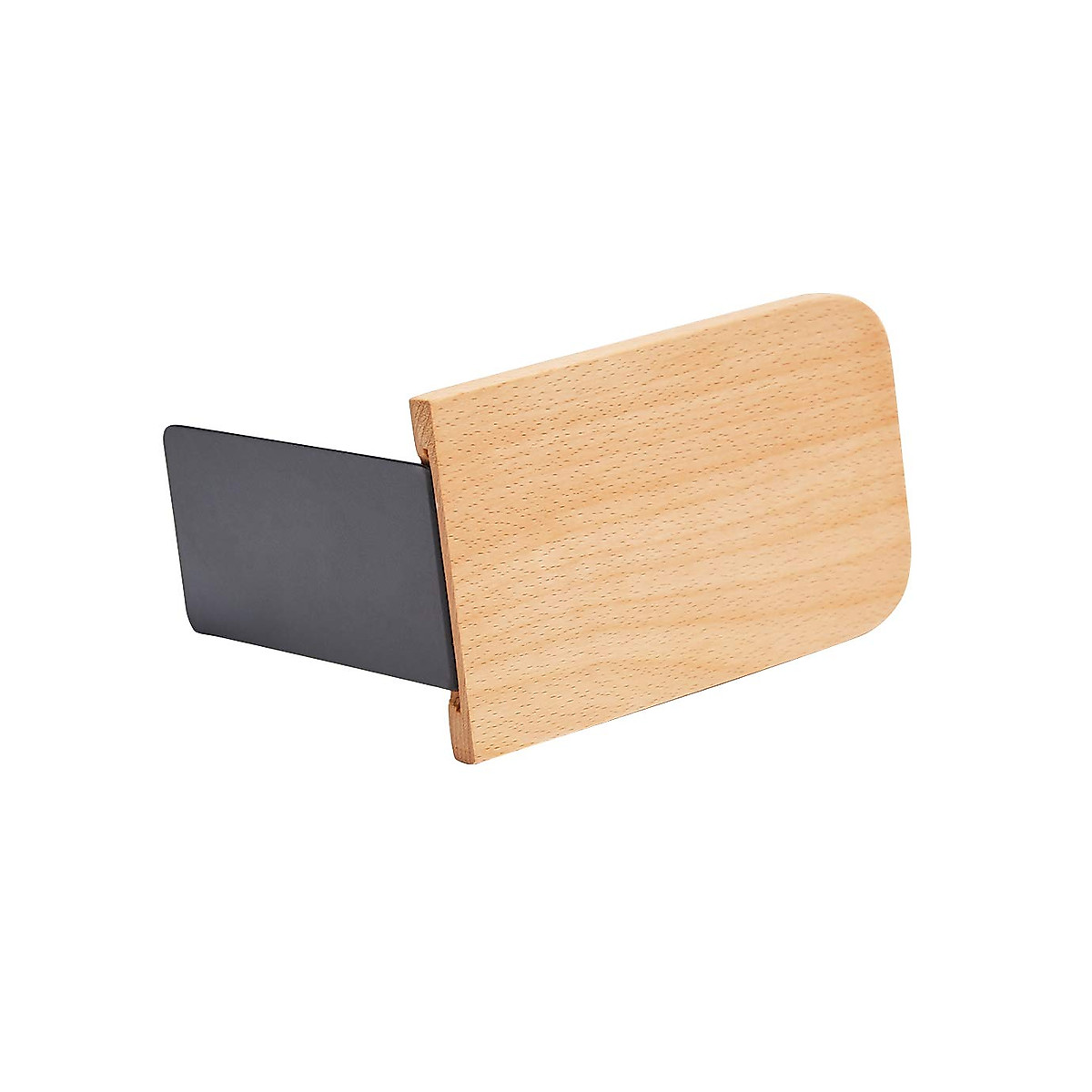 Pandapark Wood Bookends,Non-Skid Bookend for Shelves,Heavy Duty Bookends,Book Stand for Books/CDs,1 Pair