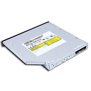 New Laptop Internal DVD CD Player 12.7mm SATA Tray-Loading Optical Drive, for Dell HP Lenovo Acer Asus Sony Vaio Samsung Toshiba Computer PC, Dual Layer DVDR DVD+-RW DL Burner Replacement Parts