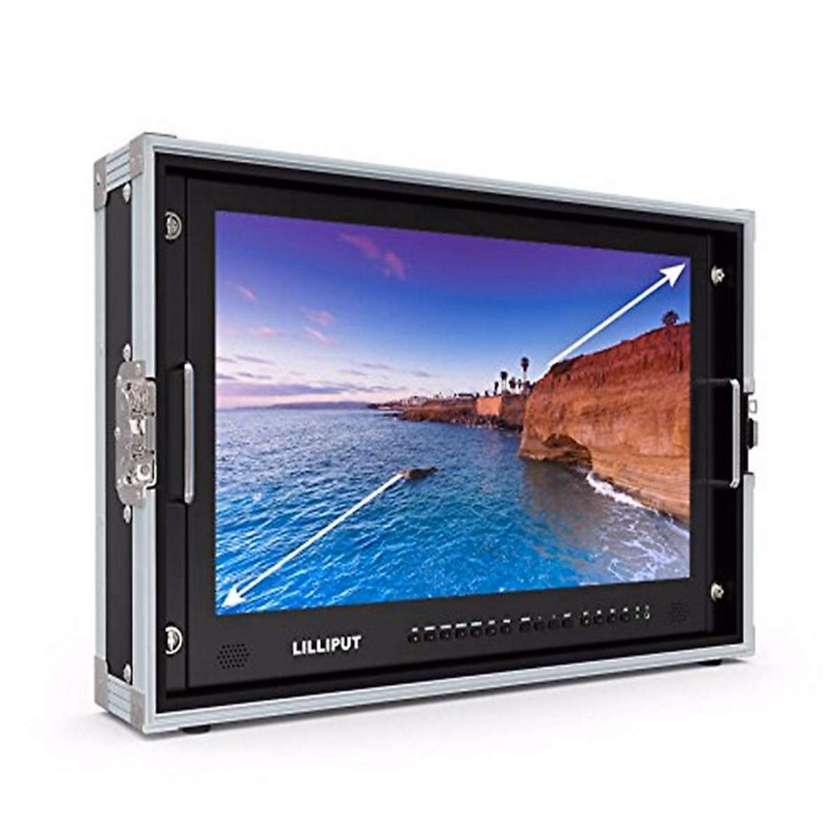 LILLIPUT BM280-4K 28" 4K 3840×2160 Ultra-HD Resolution，4K Carry-on Broadcast Director Monitor SDI HDMI Tally with Aluminum Case