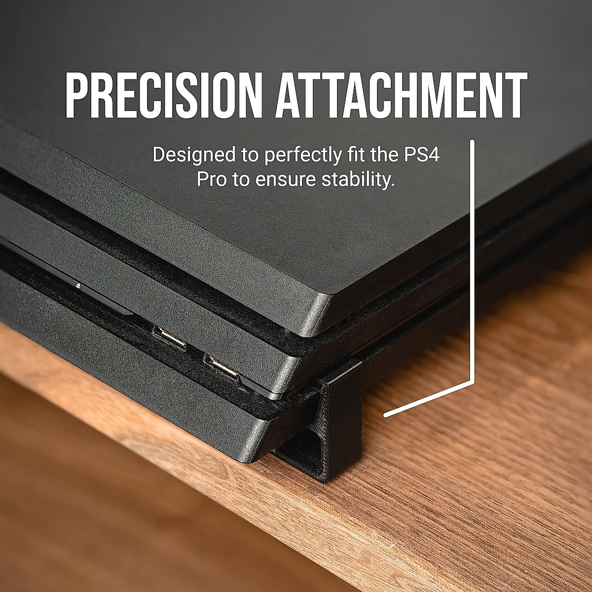 Glistco Simple Feet- Horizontal Stand/Feet Compatible with PlayStation 4 (Pro)