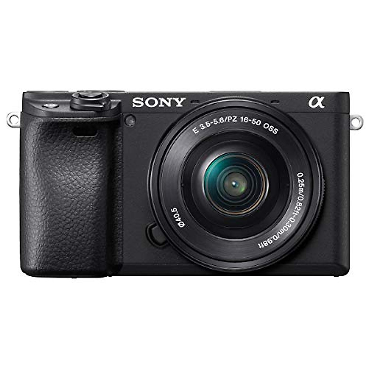 Sony Alpha a6400 24.2MP Mirrorless Digital Camera with 16-50mm f/3.5-5.6 OSS Lens - Bundle With Camera Case, 32GB SDHC Card, 40.5mm Filter Kit, Cleaning Kit, Card Reader, Memory Wallet, PC Software