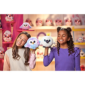Pets Alive Chirpy Birds (White Cockatoo) by ZURU, Electronic Pet That Speaks, Giant Surprise Egg, Stickers, Comb, Fluffy Clay, Bird Animal Plush for Girls