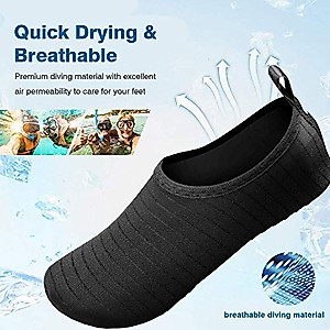 JOTO (2 Pack Universal Waterproof Pouch for iPhone 11 Pro Max, Galaxy S20 Note 10+ up to 6.9" Bundle with Water Shoes Quick-Dry Aqua Water Socks