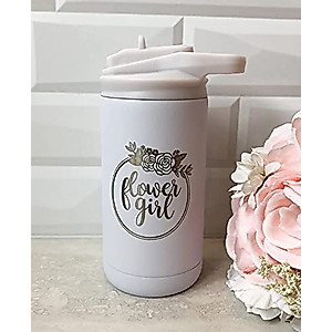 Legacy and Light Flower Girl 12 oz Water Bottle, Tumbler for Flower girl, Flower Girl Proposal, Will you be my Flower Girl, Flower Girl Cups, Thank You Wedding Day Favor, Little Girl gifts from Bride