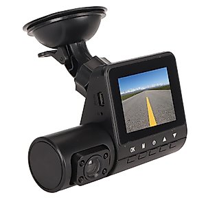 Sorandy Front Inside Rear Dash Camera for Cars, 3 Channel 1080P Dash Cam, 2in Color Display, Support Motion Detection,Recording, Parking Monitor, Infrared Night (Black)