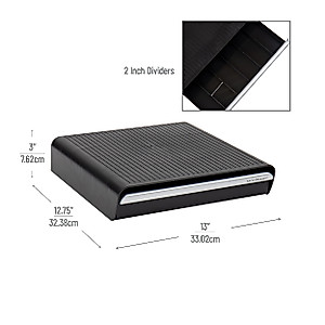 Mind Reader Hero Coffee Pod Drawer, One Size, Black