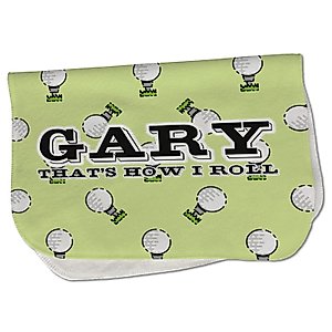 YouCustomizeIt Personalized Golf Burp Cloth - Fleece w/Name or Text