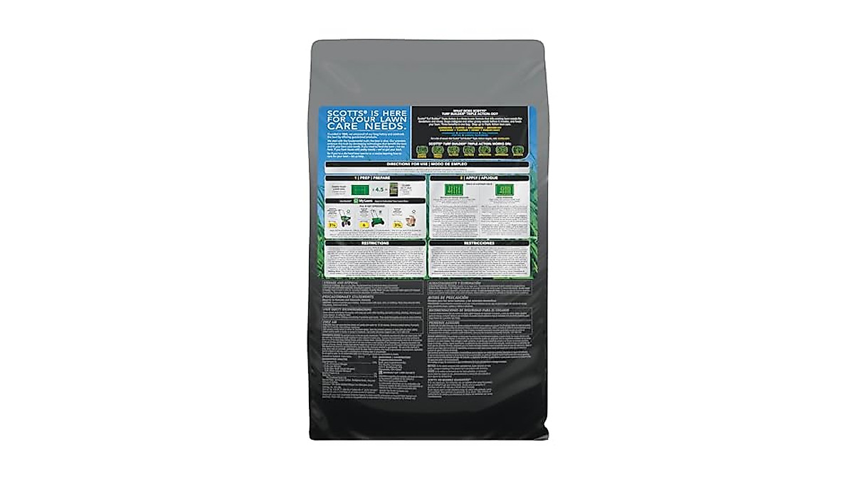 Scotts Turf Builder Triple Action Weed Control & Fertilizer | 12,000 sq ft