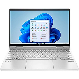 2022 Newest HP Envy x360 2-in-1 13.3" OLED Touch-Screen Laptop, Intel Evo Core i7-1195G7(Up to 5.0 GHz), 8GB RAM, 1TB PCle SSD, Fingerprint Reader, Backlit Keyboard, Windows 11, Natural Silver