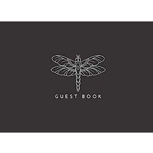 Guest Book: Dragonfly Visitor Sign In Book With Email Column | Compact and Small Soft Cover To Suit Any Home or Business