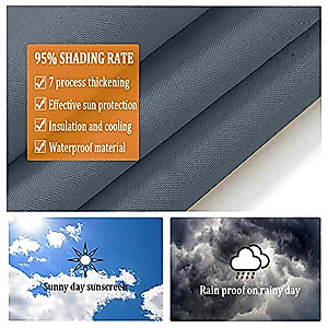 JLCP Waterproof Triangle Sun Shade Sail 4 X 4 X 5.7 M, 90% UV Block Canopy for Patio, Right Angle Garden Shade Sails with 3 Ropes,Sunshade Awnings for Outdoor Camping Lawn,Light Brown